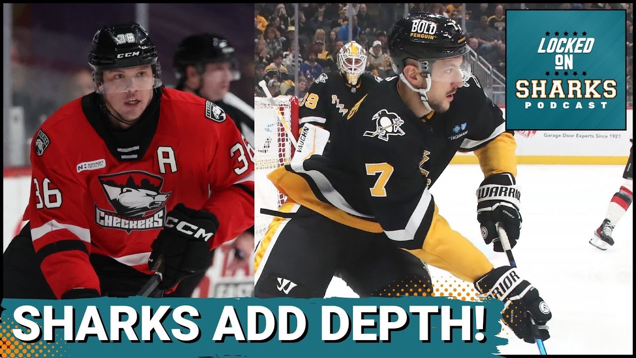 San Jose Sharks' Roster Shake-Up: Vitek Vanecek Out, Patrick Giles & Vincent Desharnais In - YouTube