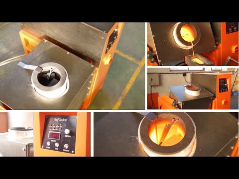 20 & 40 kg gold melting machine Heavy machinery for heavy work - YouTube