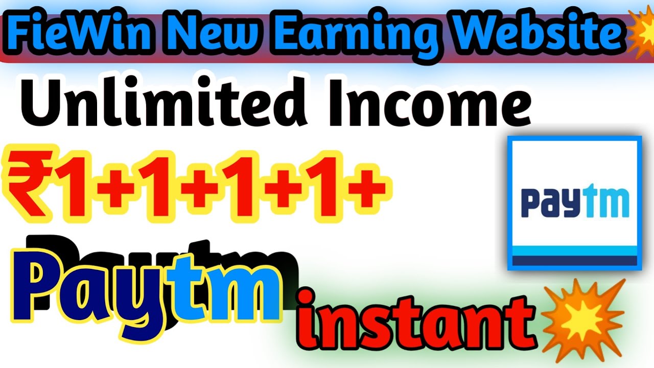 FirWin New Earning Websites Unlimited ₹+1+1+🤑 minimum redeem ₹1💥 Delhi ...