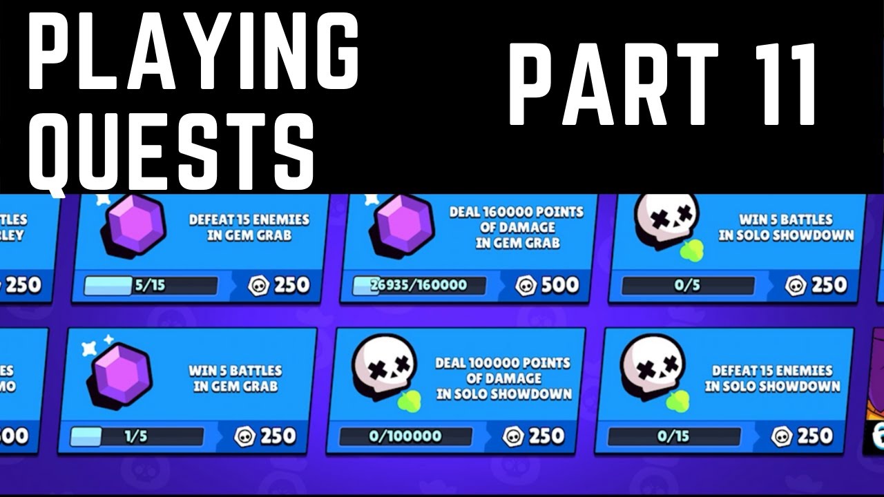 Brawl Stars Playing Quests Gameplay Walkthrough Part 11 - YouTube