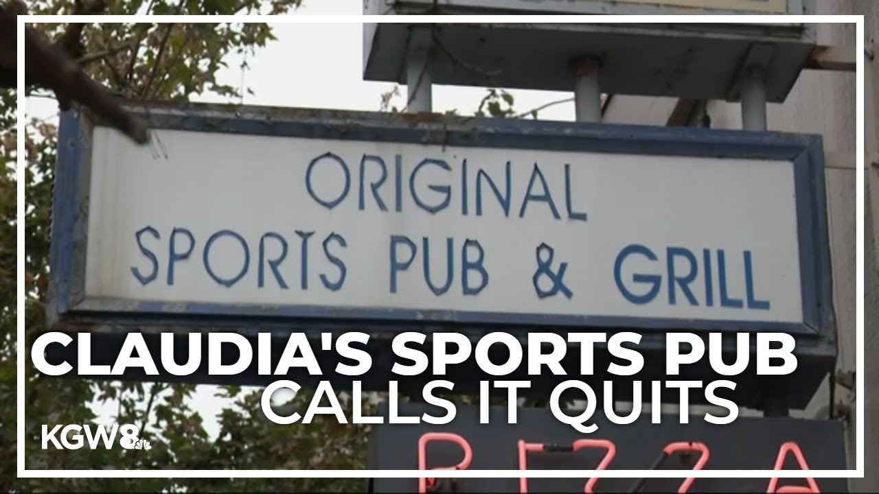 Claudia’s, the oldest sports bar in Portland, is closing down - YouTube