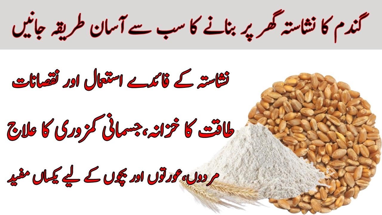 Nishasta ke fayde nashasta banane ka tarika How To Make Cornstarch at ...