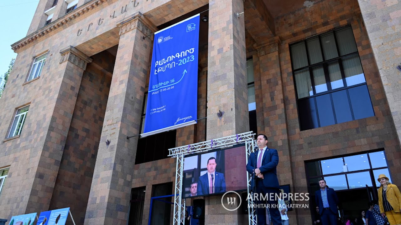 ԵՊՀ-ում մեկնարկել է «ԲանՈՒԳործ. ԵՊՀ էքսպո-2023»-ը՝ նվիրված Մայր բուհի ...