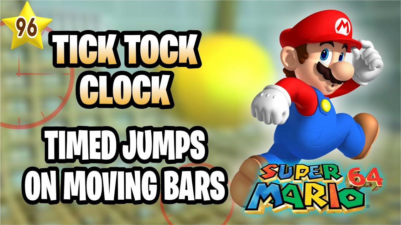 Super Mario 64 (PC Port) - Tick Tock Clock - Timed Jumps on Moving Bars ...