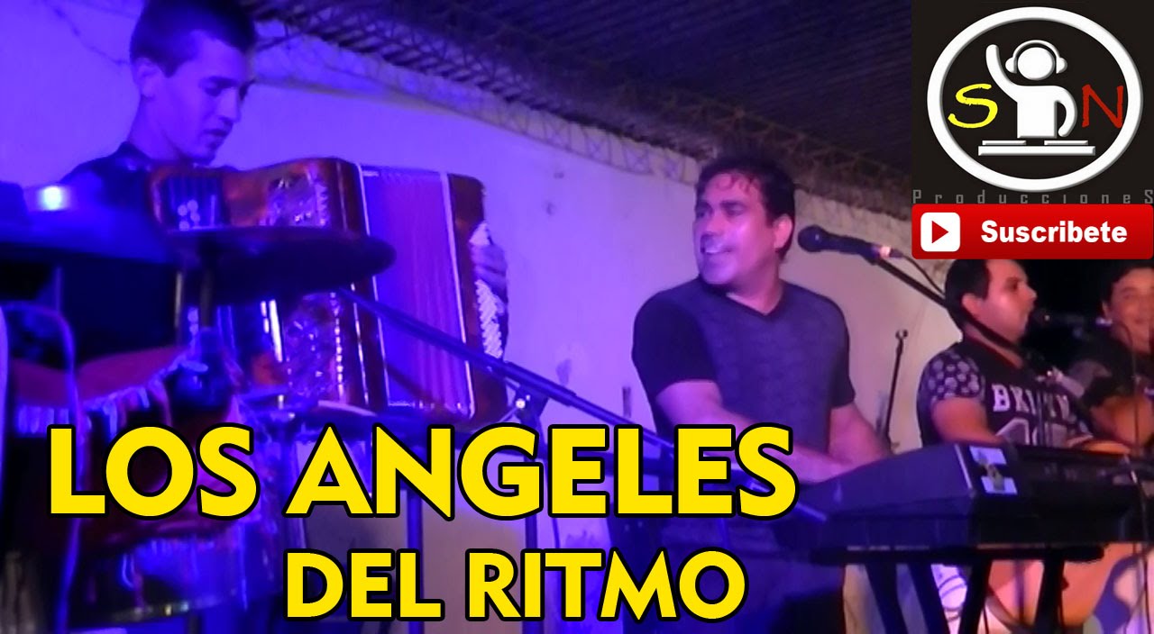 LOS ANGELES DEL RITMO ENGANCHADOS EN VIVO - YouTube