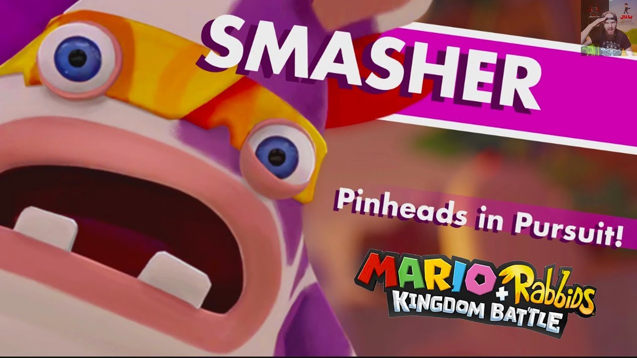 Mario + Rabbids: Kingdom Battle - Smasher Rabbids Battle Gameplay (They ...