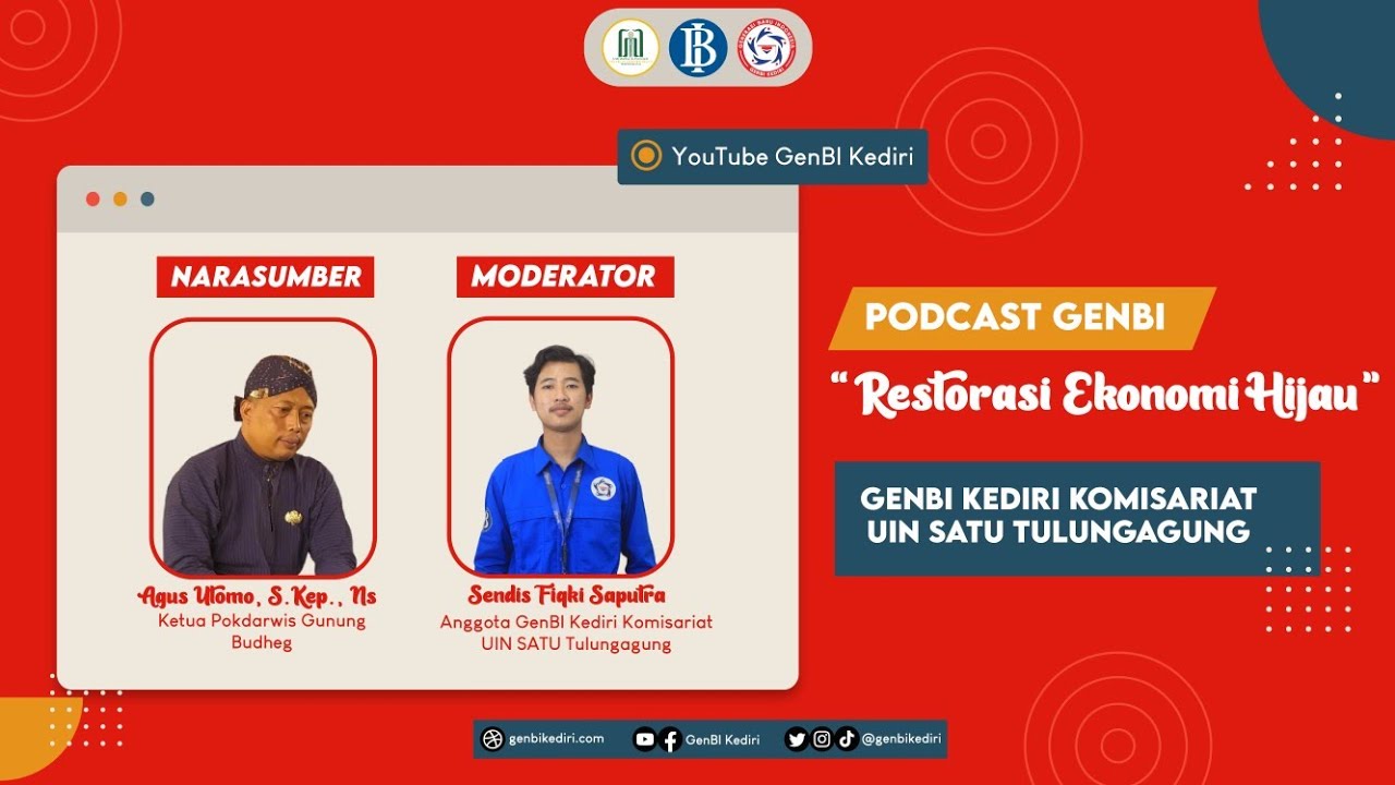 Restorasi Ekonomi Hijau (Part 1) - Podcast GenBI Kediri Komisariat ...