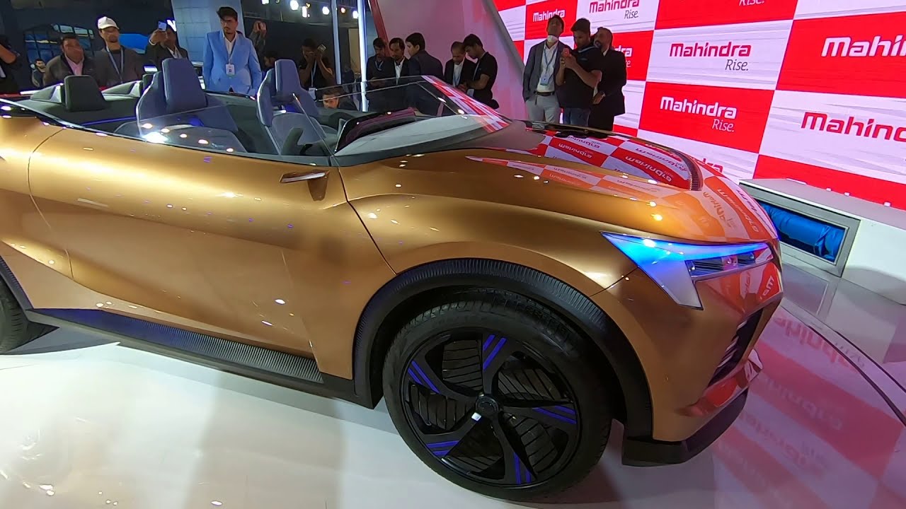 भविष्य की कार Mahindra Concept Car in Auto Expo 2020 - YouTube