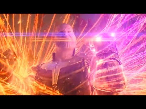 Thanos vs Iron Man, Dr Strange, and Guardians - Fight Scene On Titan Avengers: Infinity War