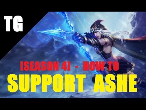 How to SUPPORT ASHE - League of Legends: Full Gameplay/Commentary - YouTube