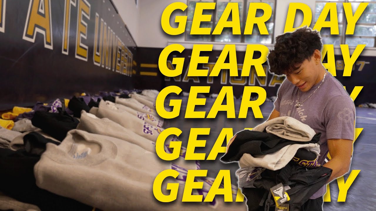 Gear Day as an NCAA DII Wrestler! - YouTube