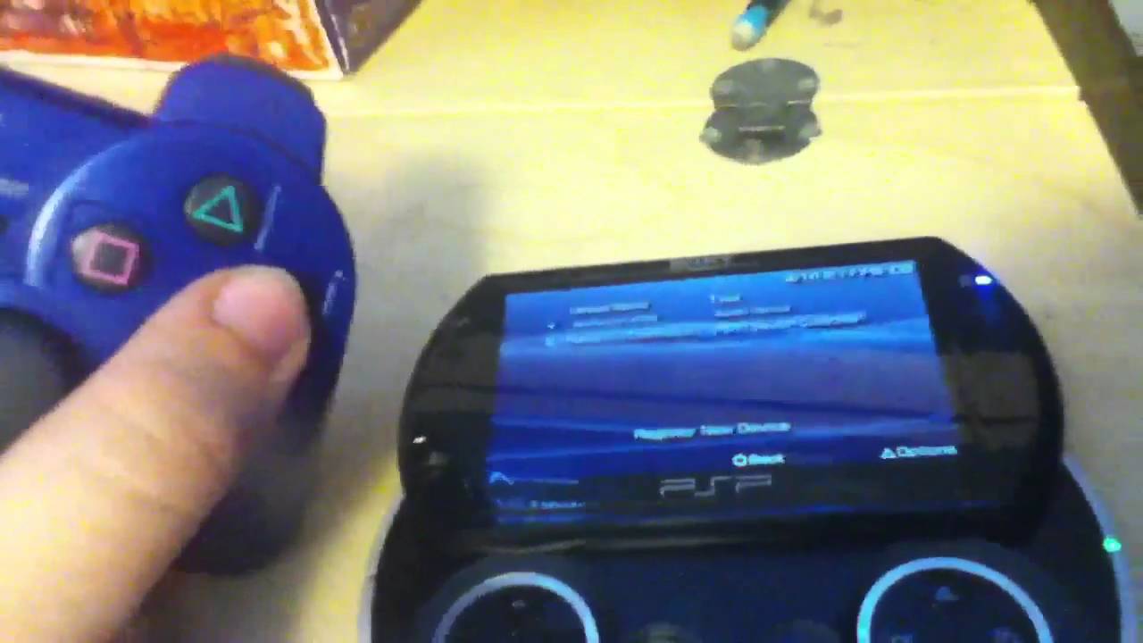 How to set you PS3 controller to your PSP GO - YouTube