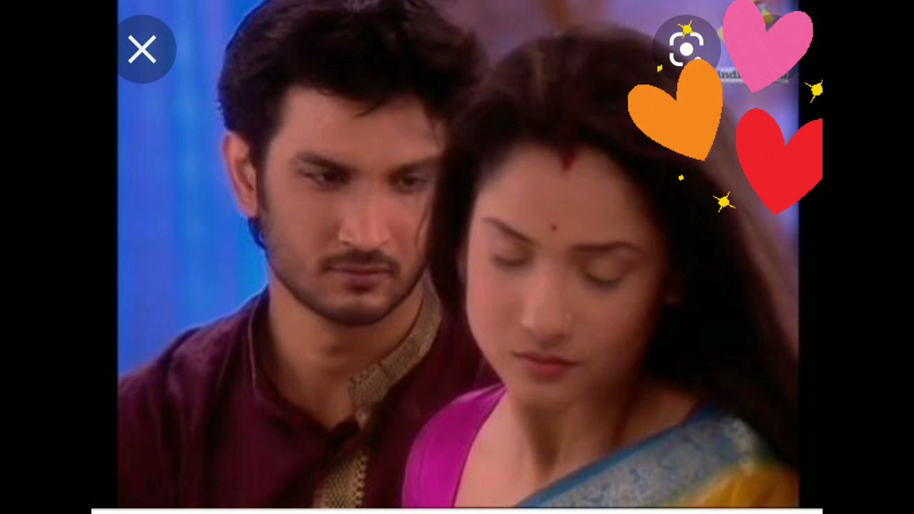 Manav+Archana romance in pavitra rishta #saibo #ssr #ankitalokhande ...