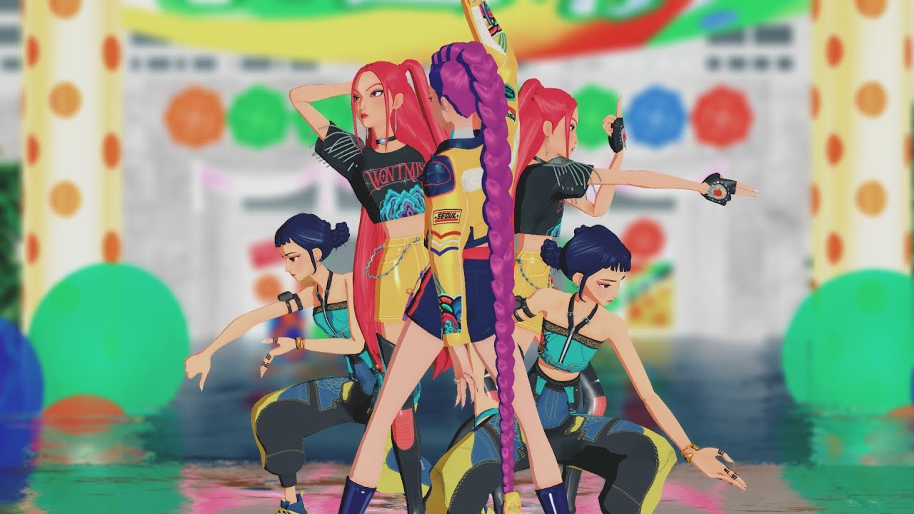 HUNTR/X GIRLS | "Soda Pop" | Kpop Demon Hunters MMD Animation - YouTube