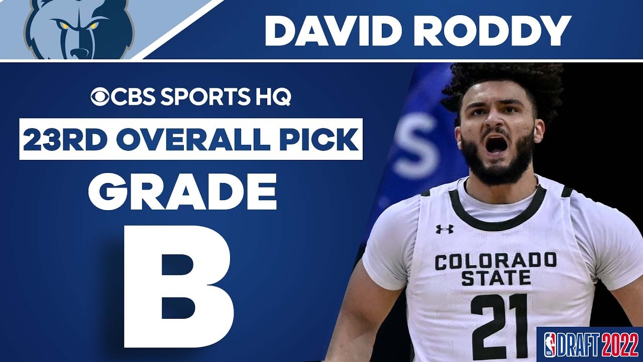 David Roddy Selected No. 23 Overall by the Memphis Grizzlies | 2022 NBA ...