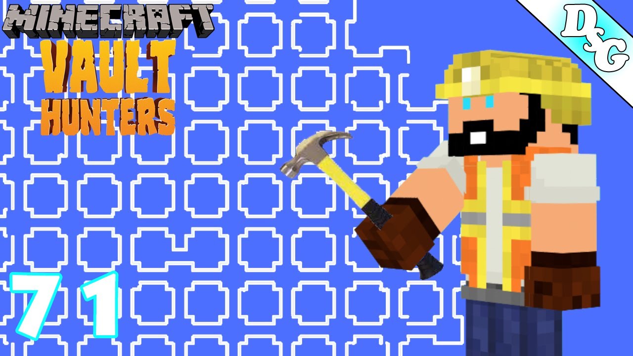 Minecraft - Vault Hunters - E71 - Building A Vault - YouTube