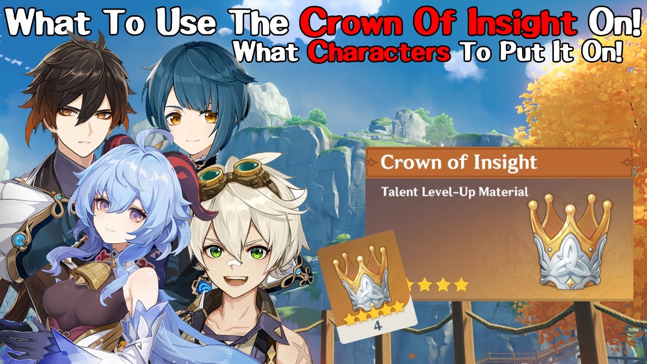 What Characters Should You Use The Crown Of Insight On? (Genshin Impact ...