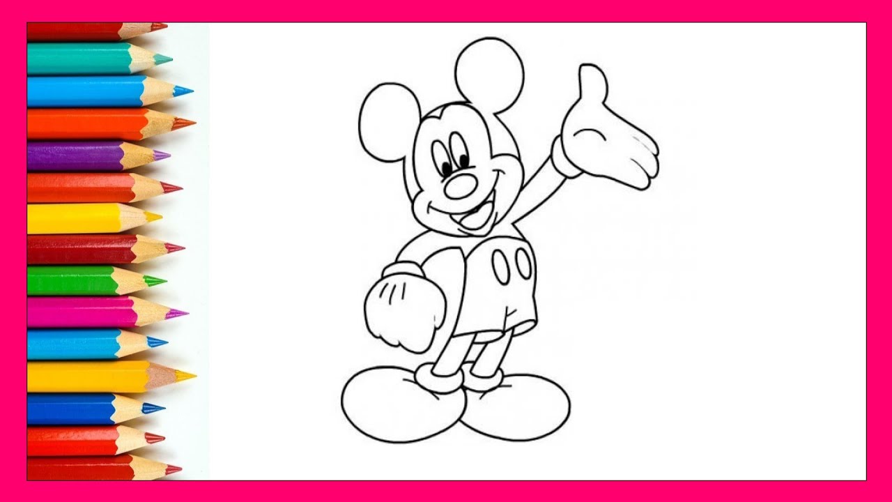 MİCKEY MOUSE BOYAMA | DİSNEY - YouTube