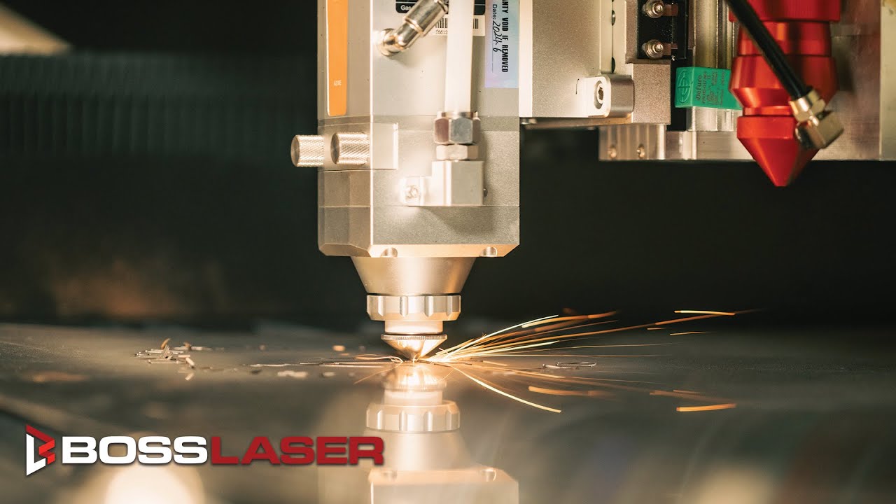 FC Flex Cut Fiber & CO2 Laser Cutter | Cutting 20g Stainless Steel ...