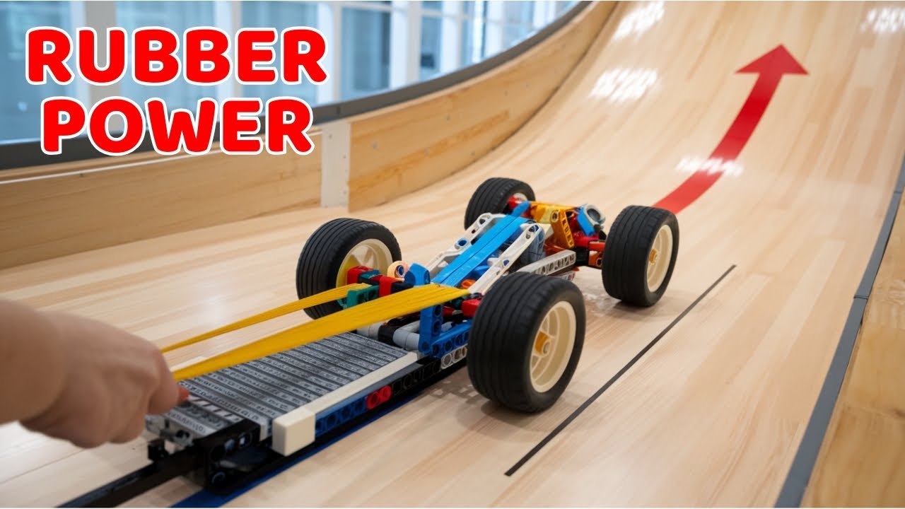 Ultimate Rubber Band LEGO Car Test – How Far Can It Go? | LEGO Smart ...