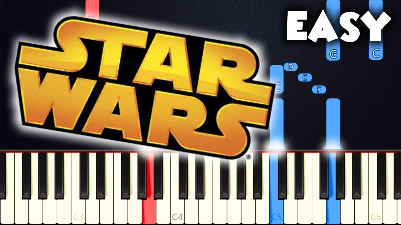 Star Wars Main Theme | EASY PIANO TUTORIAL + SHEET MUSIC by Betacustic ...