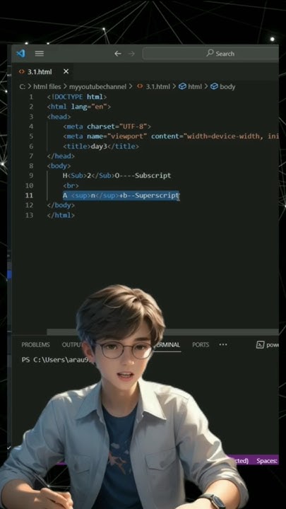 Day3/100 of learning webpage designing #shortvideo #shorts #coding #love #learning - YouTube