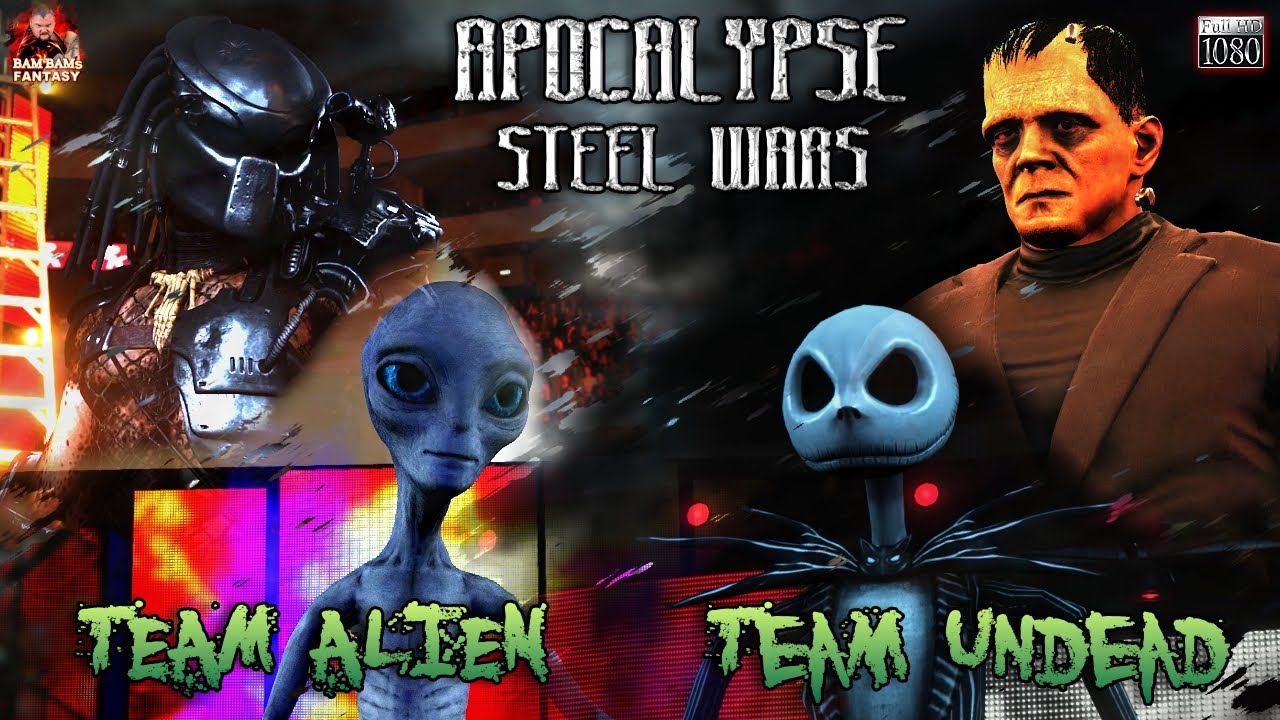 APOCALYPSE - Paul & Predator VS Frankenstein & Jack Skellington⭐ ...