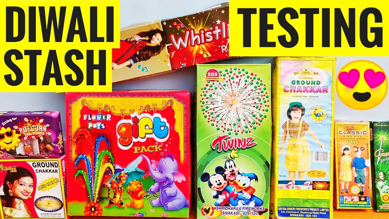 DIWALI CRACKERS TESTING 2020 | DIWALI KE PATAKHE TESTING | DIWALI ...