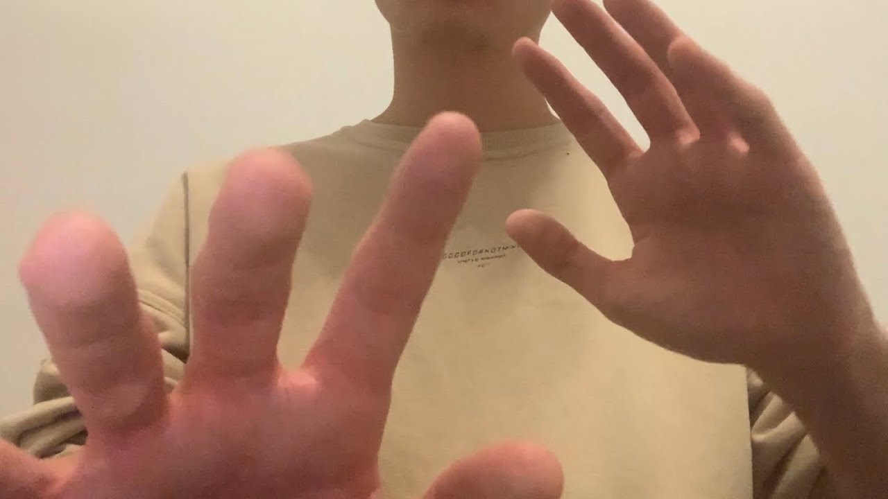 ASMR Touching your Face | ASMR Face Tapping, Tracing and Relaxing Hand ...