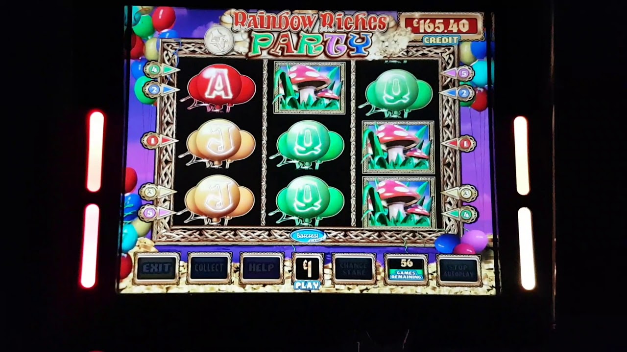 Rainbow riches party £70 jackpot (bonus) - YouTube