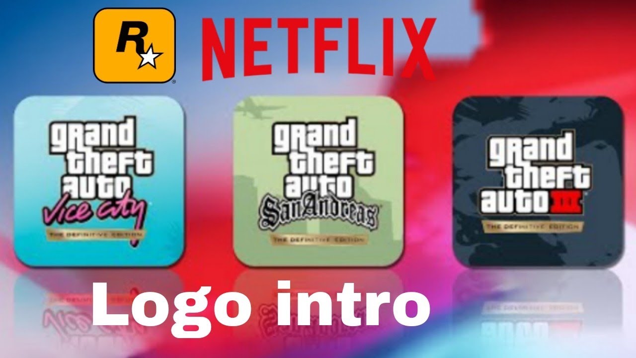Netflix In Rockstar Games Logo intro Game Gta Definition Edition ...