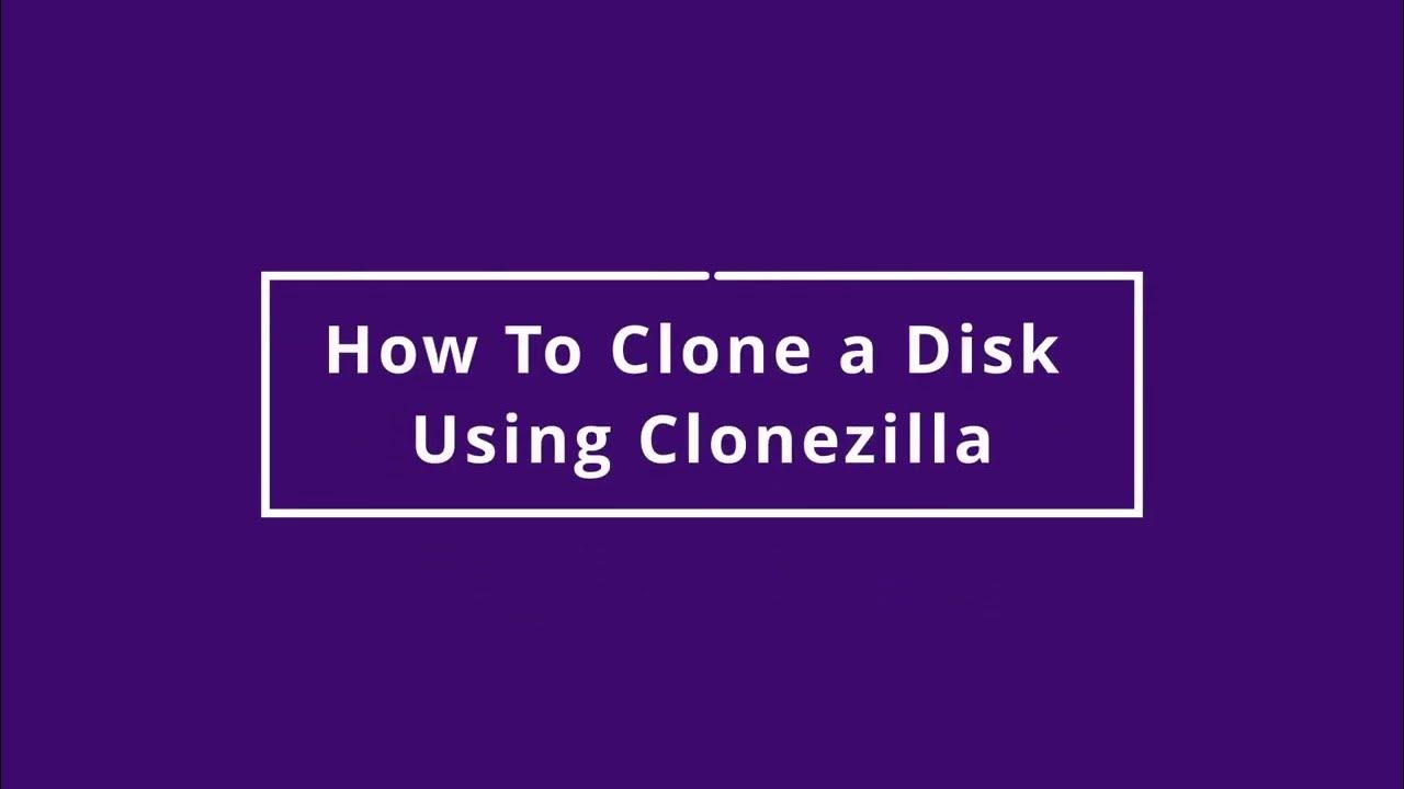 How to use Free PC cloning software (Clonezilla vs. Minitool) to clone a Hard Drive or SSD in ...