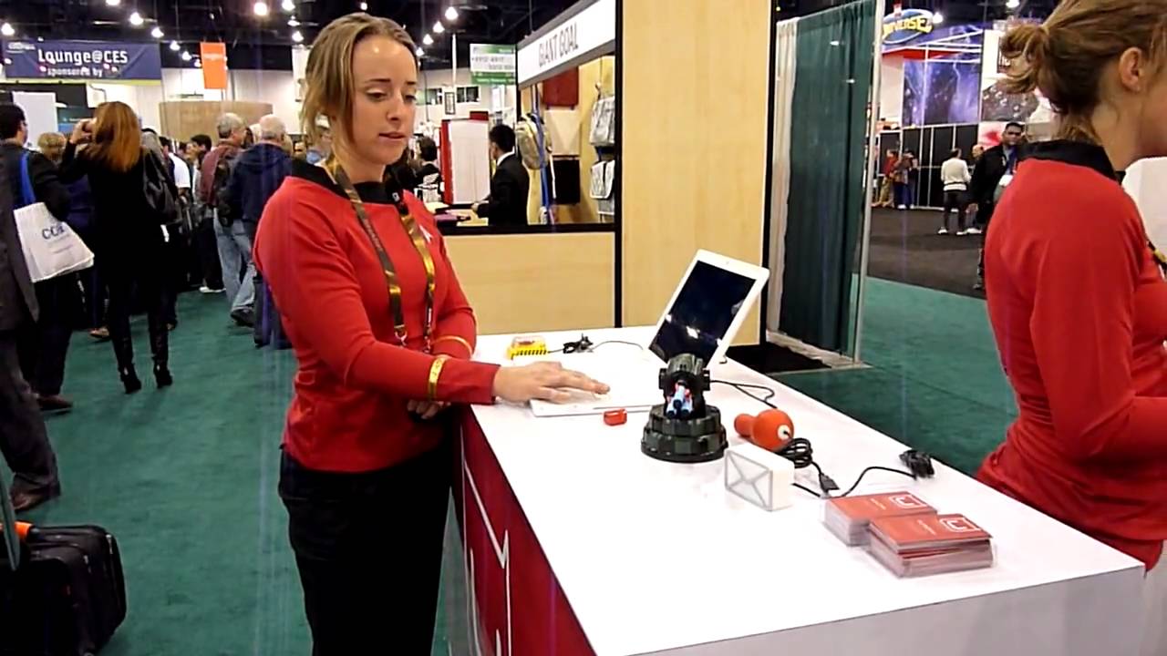 Nerf USB Turret At The 2010 CES - YouTube