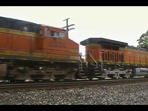 BNSF 4574 East Coal City, IL 6/15/09 - YouTube
