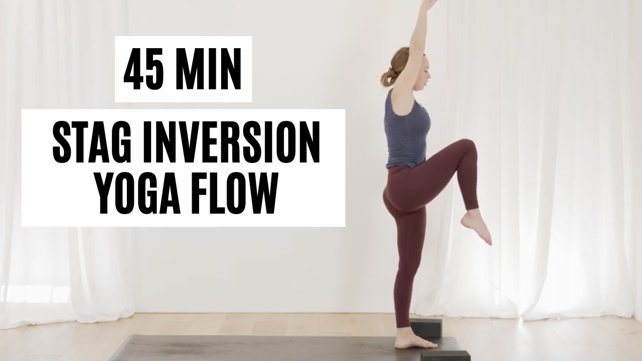 Yoga Inversion Flow | Hip Flexor Strength | Yoga with Janet - YouTube