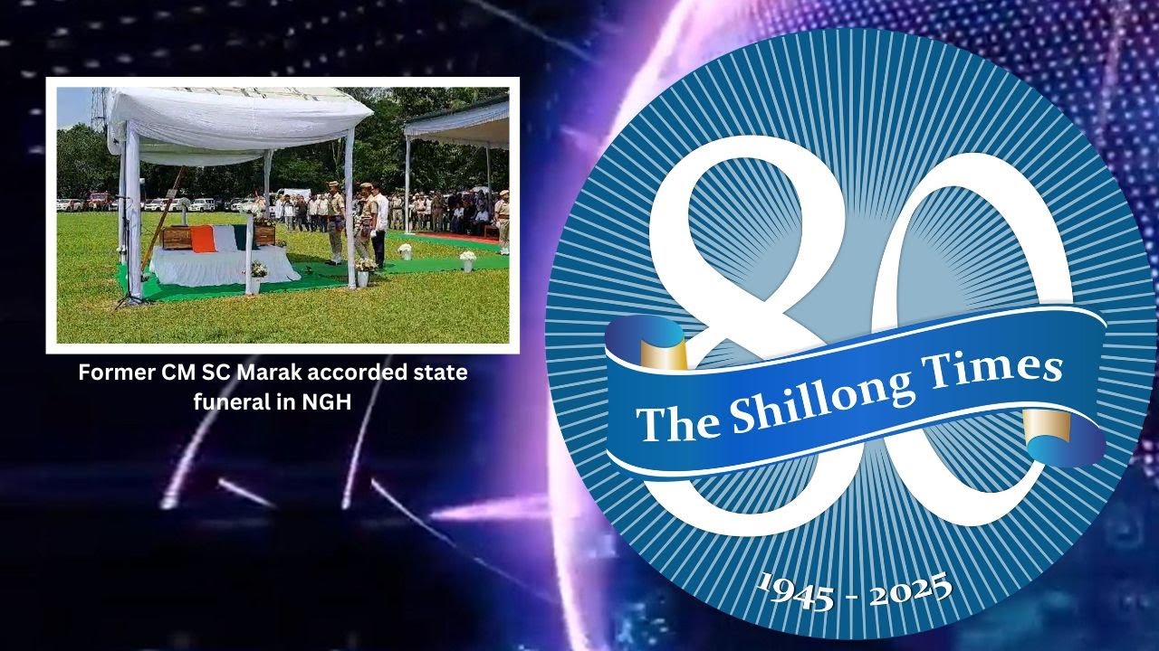 Former CM SC Marak accorded state funeral in NGH - YouTube