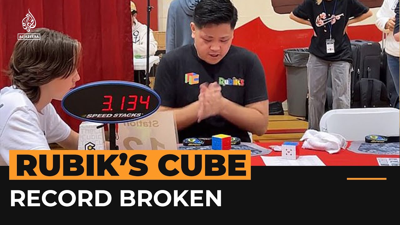 How fast?! New Rubik’s cube record for 21-year-old Max Park | Al ...