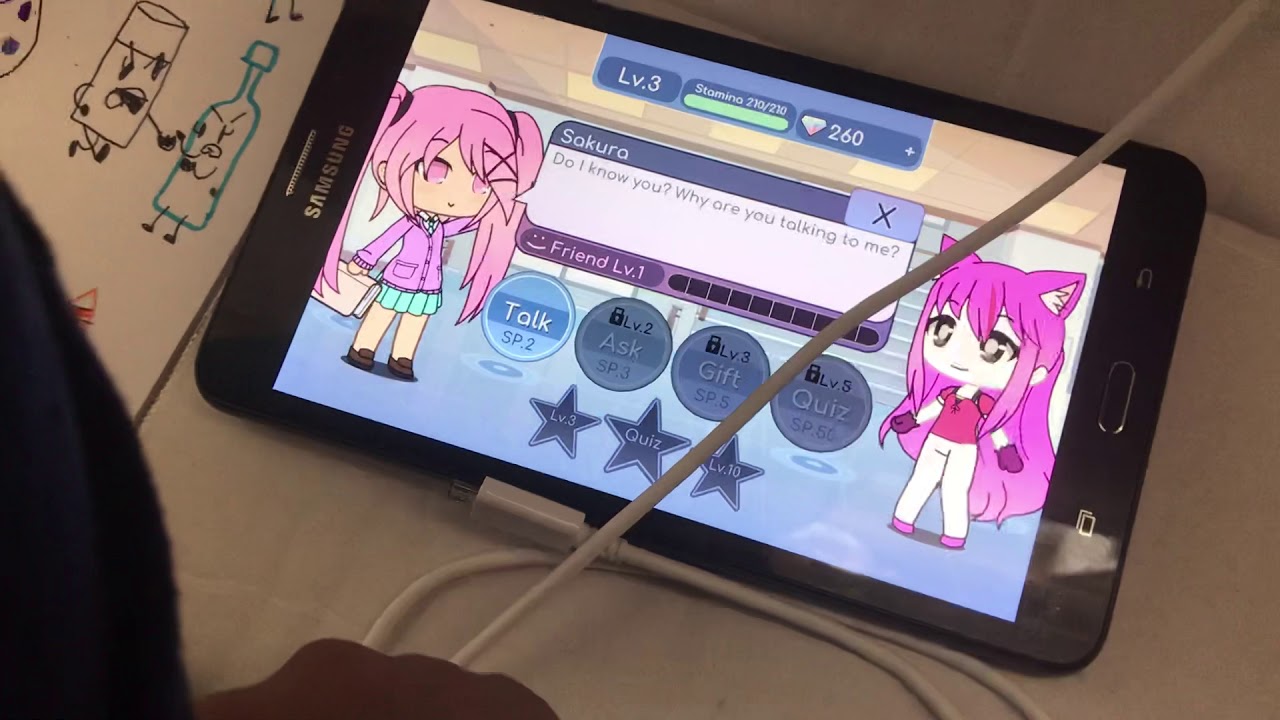 Mango meets gotcha life characters - YouTube