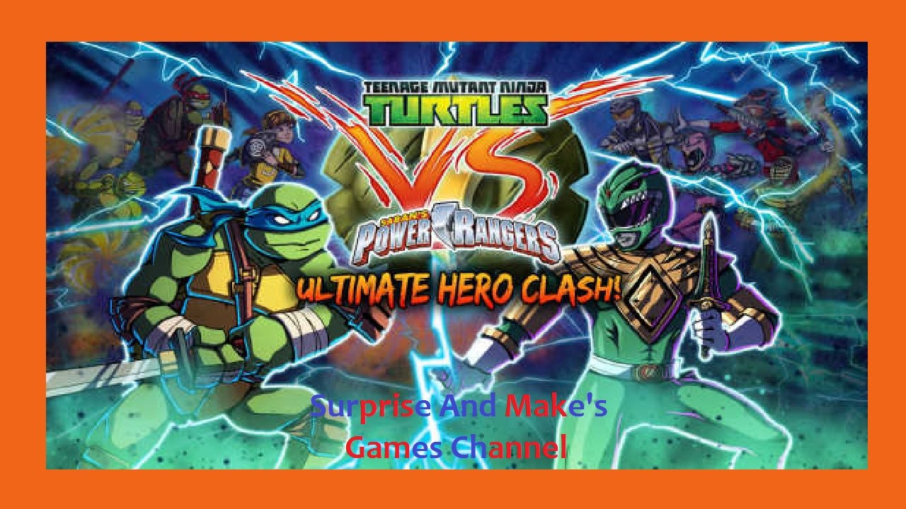 Power Rangers VS Teenage Mutant Ninja Turtles - Ultimate Hero Clash ...