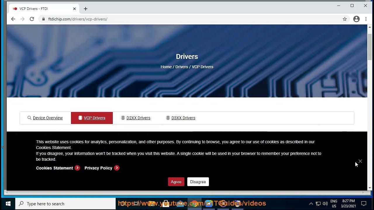 Download FT232R USB UART driver on Windows 10/8/7 (2023 Updated) - YouTube