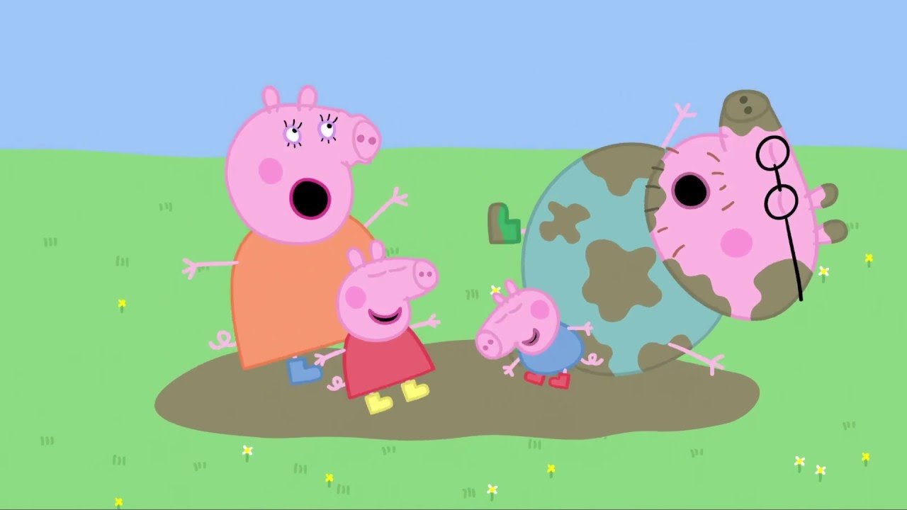 Peppa Pig Muddy Puddles - YouTube