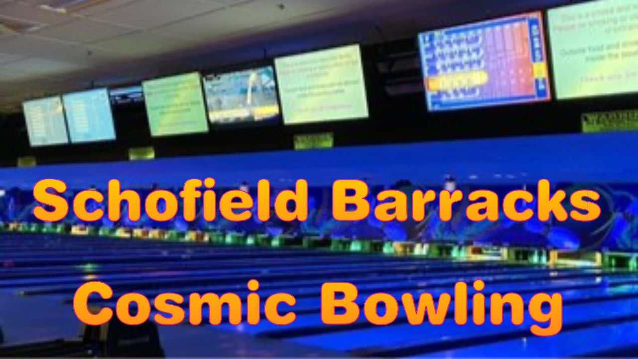 Schofield Barracks Cosmic Bowling Night - YouTube