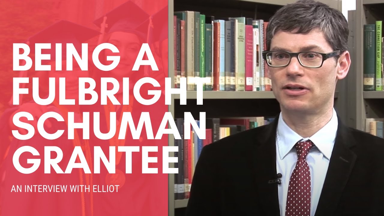 Dr. Elliot Posner | USEU Fulbright Schuman Grantee to France - YouTube