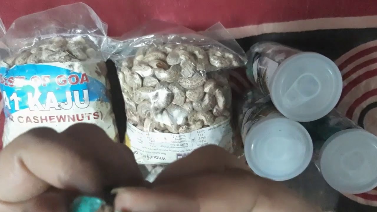 Famous cashew nuts and chocolates from goa - YouTube