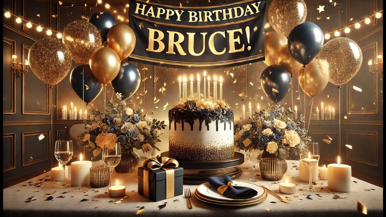 Happy Birthday Bruce 🎂 The Happiest Birthday Song for Bruce – Watch ...