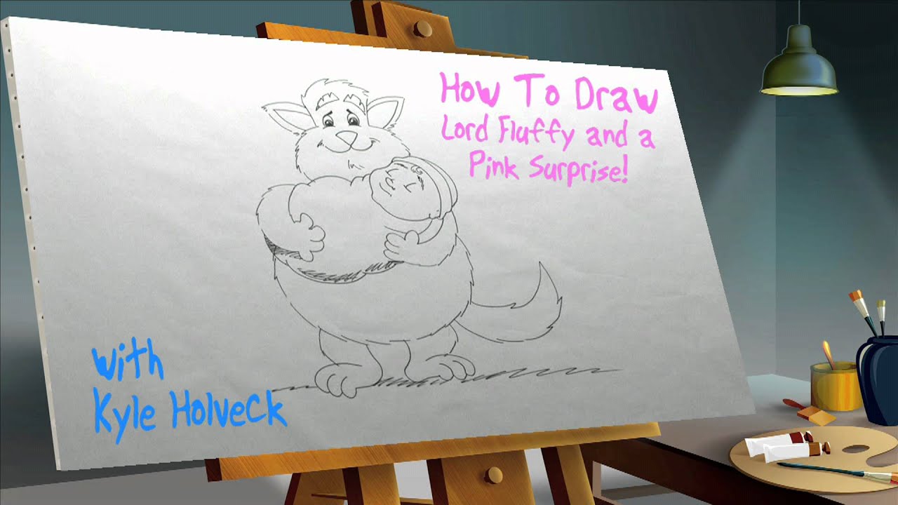 Gigi Episode 7 - Kyle Drawing Lord Fluffy & A Surprise - YouTube