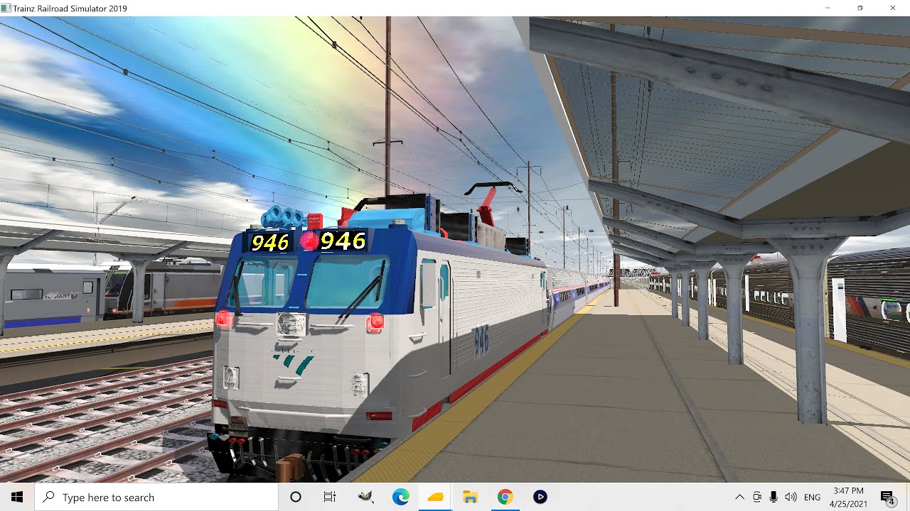 Trainz 2019: Amtrak AEM 7 (Payware) Clean, Weathered Versions - YouTube