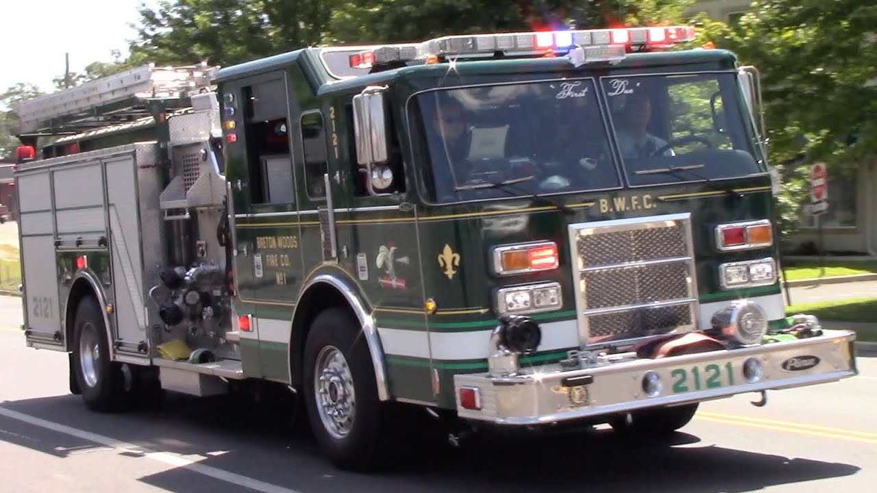 Brick Fire Department Engine 2121 Responding 8-12-19 - YouTube