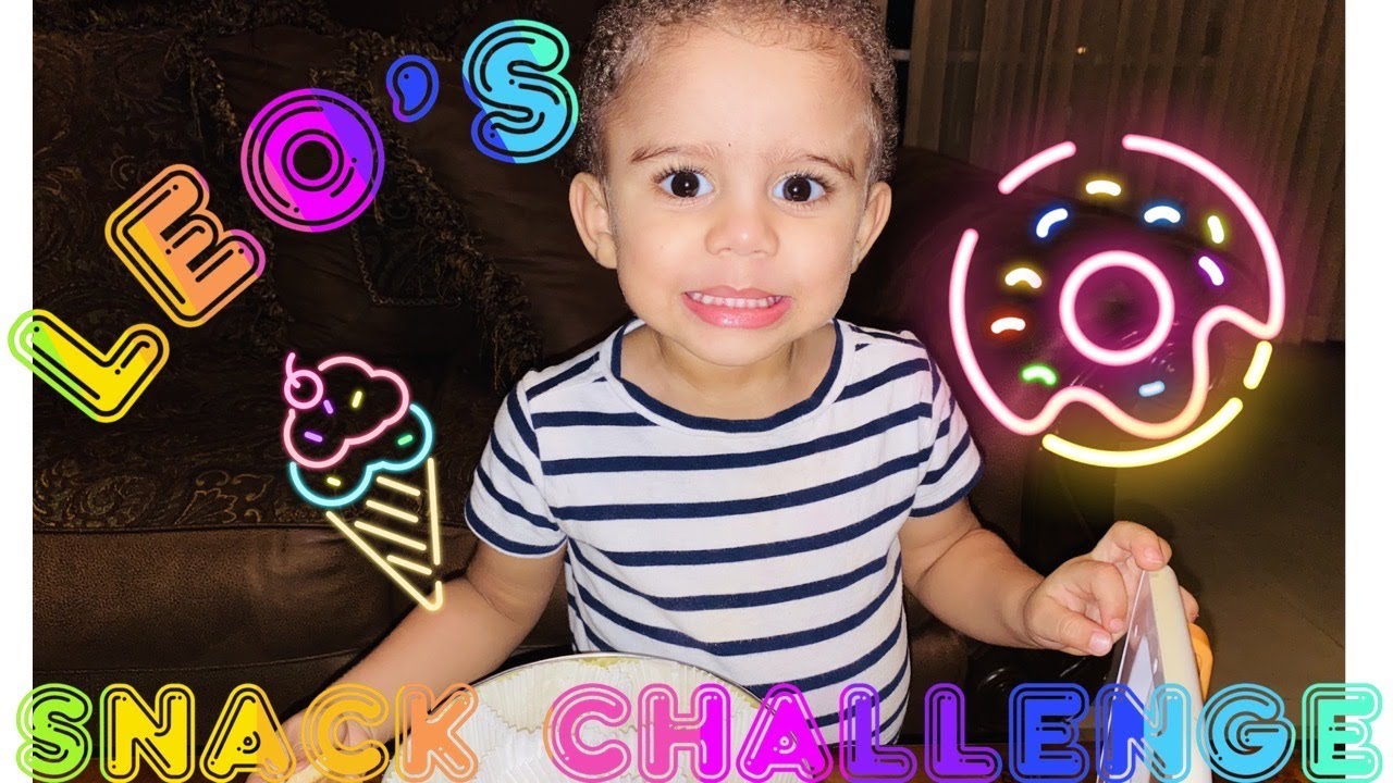 Leo’s Snack Challenge - YouTube