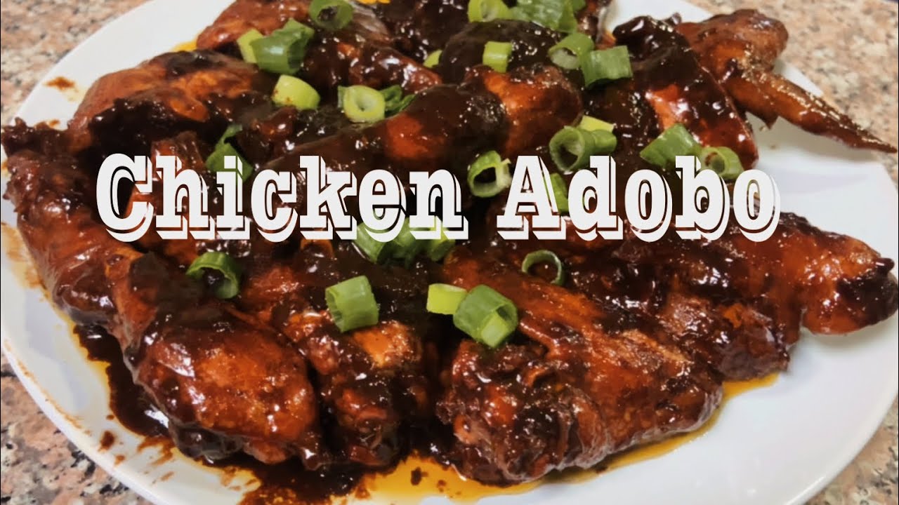 Chicken adobo is a Filipino dish and good partner with the rice - YouTube